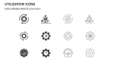Utilization Icons for PowerPoint and Google Slides - PPT Slides