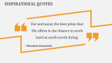 Inspirational Quotes Template for PowerPoint and Google Slides - PPT Slides