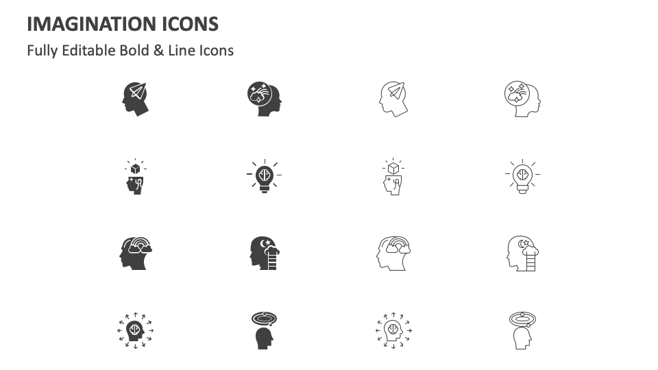 Imagination Icons for PowerPoint and Google Slides - PPT Slides