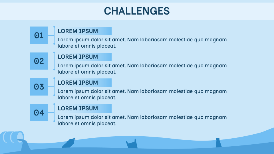 Free Water Pollution Presentation Theme for Google Slides and PowerPoint