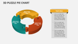 3D Puzzle Pie Chart Template for PowerPoint and Google Slides - PPT Slides