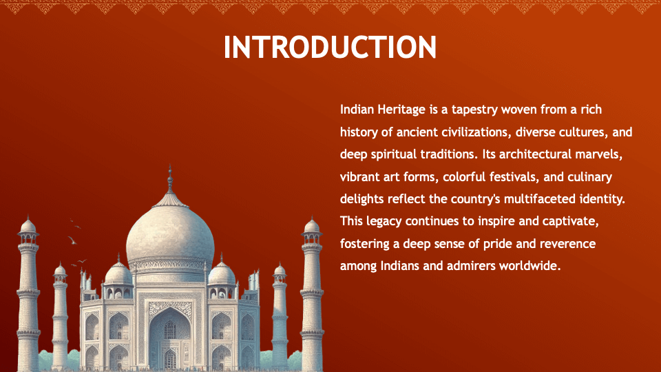 Free Indian Heritage Presentation Theme Template for Google Slides and ...