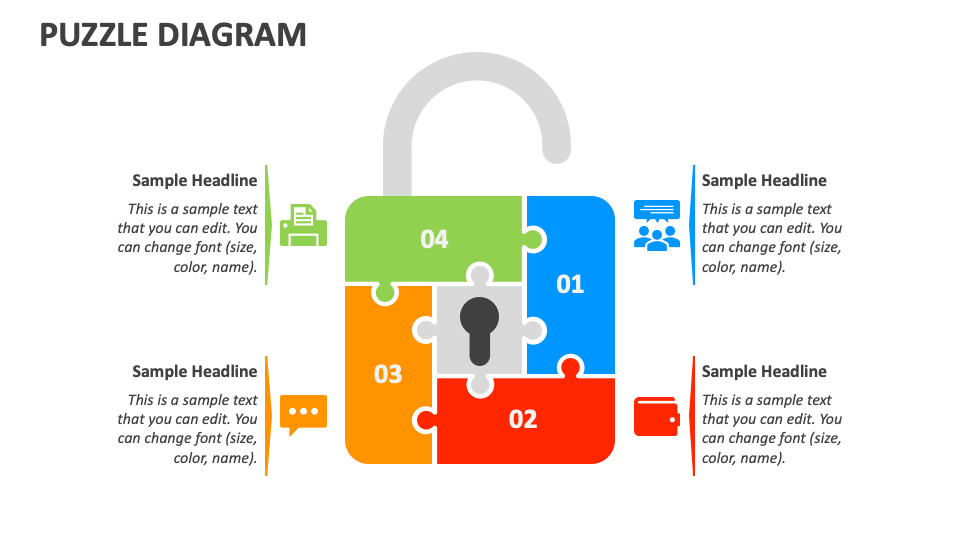 Puzzle Diagram PowerPoint and Google Slides Template - PPT Slides