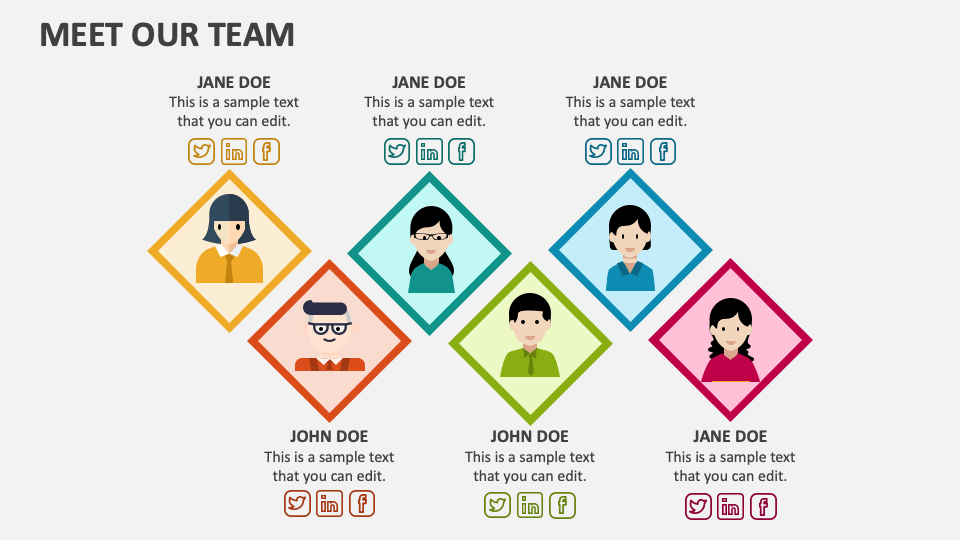 Meet Our Team PowerPoint and Google Slides Template - PPT Slides