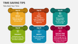 Time Saving Tips PowerPoint and Google Slides Template - PPT Slides