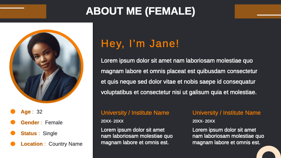 Free Journalist Portfolio Template for Google Slides and PowerPoint ...
