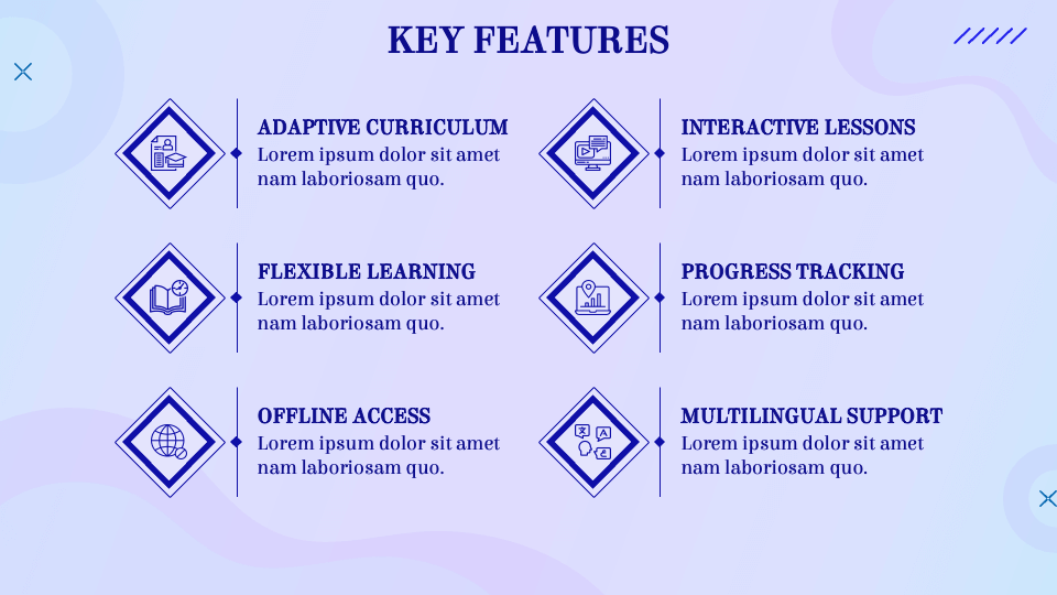 Language Learning App Pitch Deck for Google Slides and PowerPoint