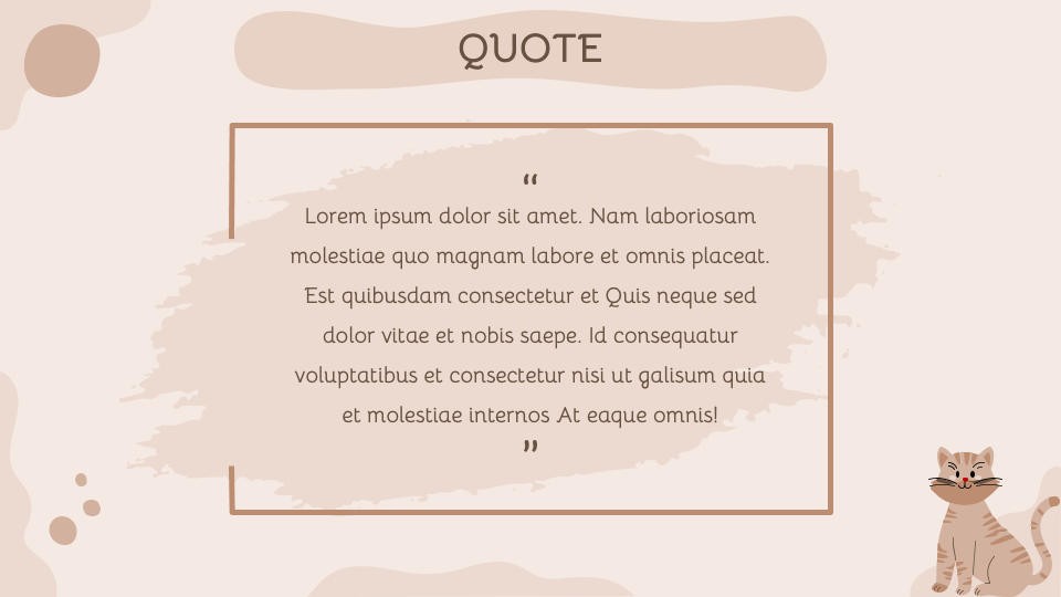 Cat Presentation Theme for PowerPoint and Google Slides - PPT Slides