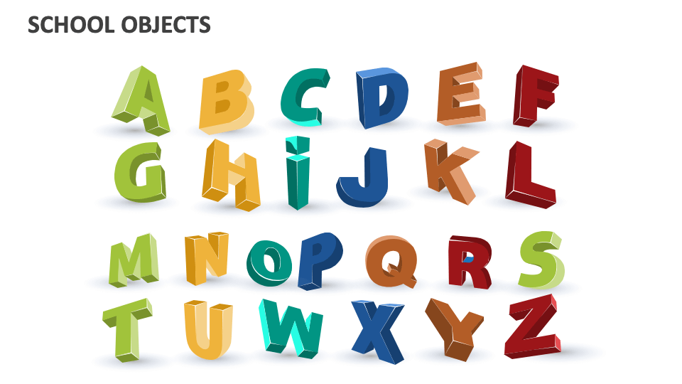 School Objects Template for PowerPoint and Google Slides - PPT Slides