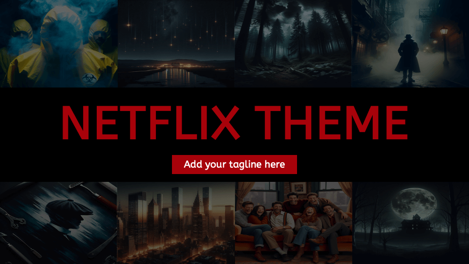 Free Netflix Presentation Theme for Google Slides and PowerPoint