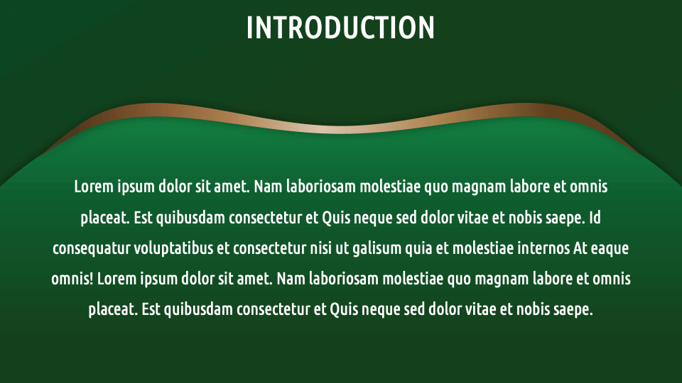 Green Background Presentation Theme for PowerPoint and Google Slides ...