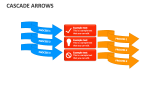 Cascade Arrows for PowerPoint and Google Slides - PPT Slides