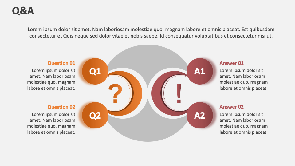 Q&A Slides for Google Slides and PowerPoint - PPT Slides