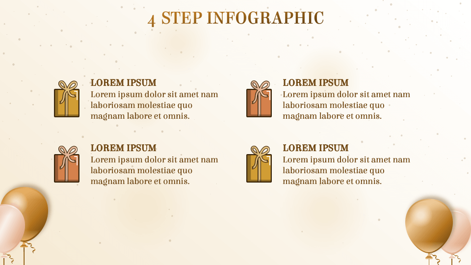 Free Balloons Birthday Party Presentation Theme for Google Slides and PowerPoint