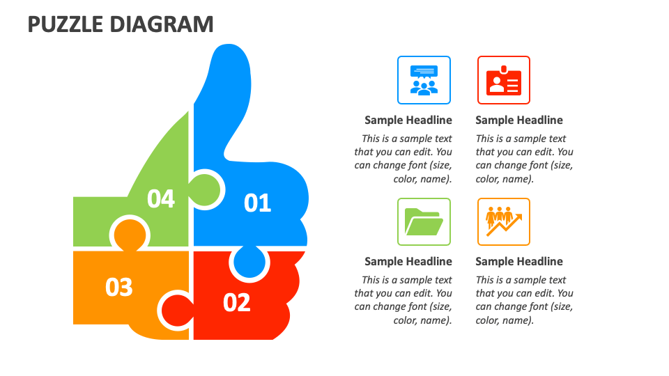 Puzzle Diagram PowerPoint and Google Slides Template - PPT Slides