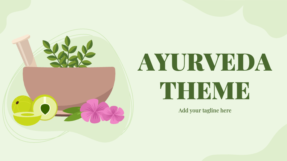Free Ayurveda Theme for PowerPoint and Google Slides - PPT Slides