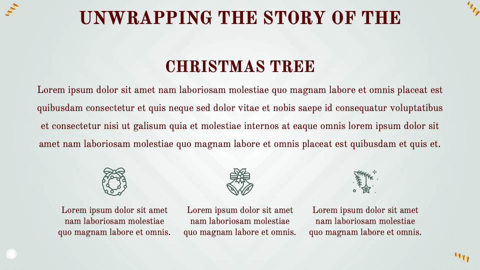 Free - Christmas Tree Presentation Template for Google Slides and ...