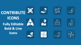 Contribute Icons for Google Slides and PowerPoint