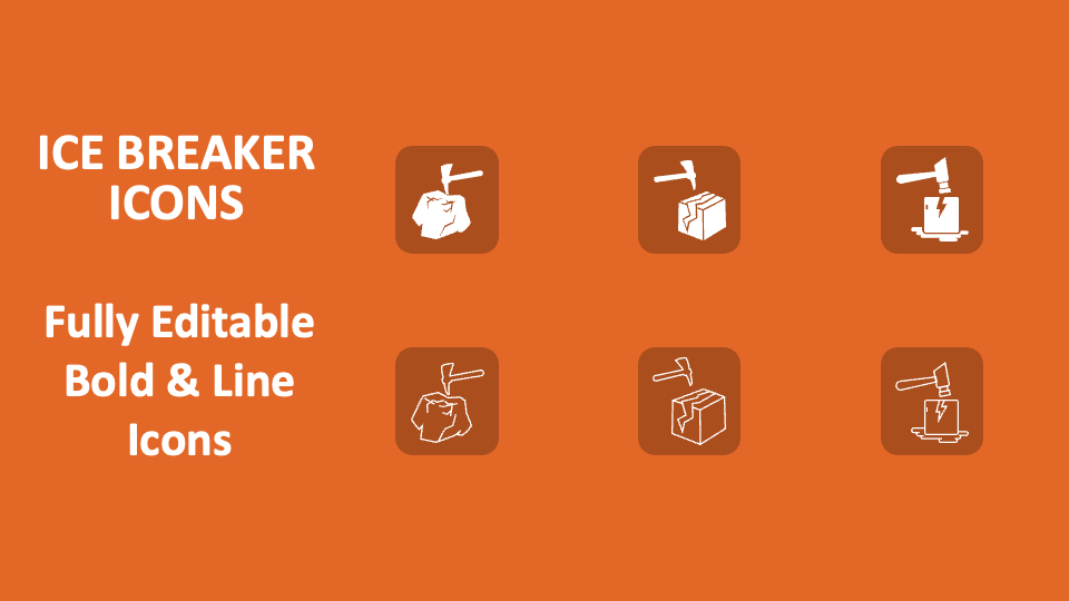 Ice Breaker Icons for Google Slides and PowerPoint