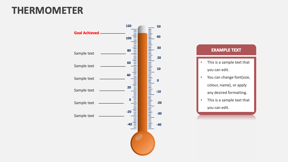 Thermometer Template for PowerPoint and Google Slides - PPT Slides