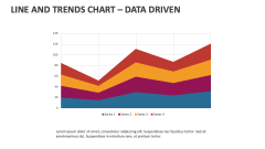 Line & Trends Chart (Data Driven) Template for PowerPoint and Google Slides