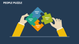 People Puzzle PowerPoint and Google Slides Template - PPT Slides