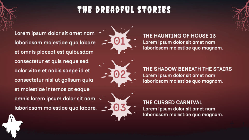 Free - Spine-Chilling Horror Presentation Theme for Google Slides and ...