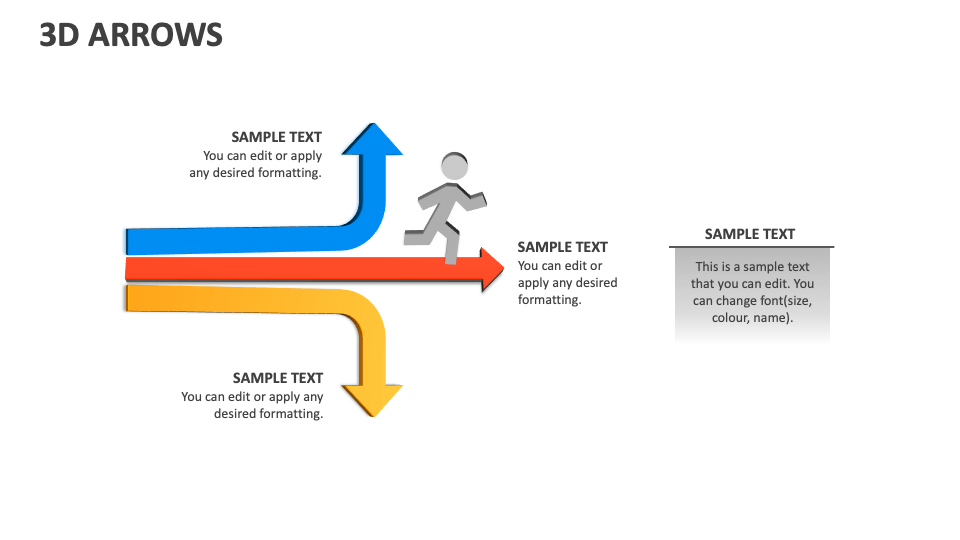 3D Arrows Template for PowerPoint and Google Slides - PPT Slides