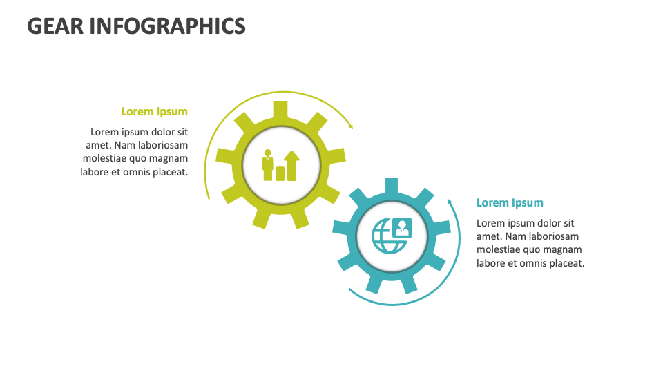 Gear Infographics for Google Slides and PowerPoint - PPT Slides