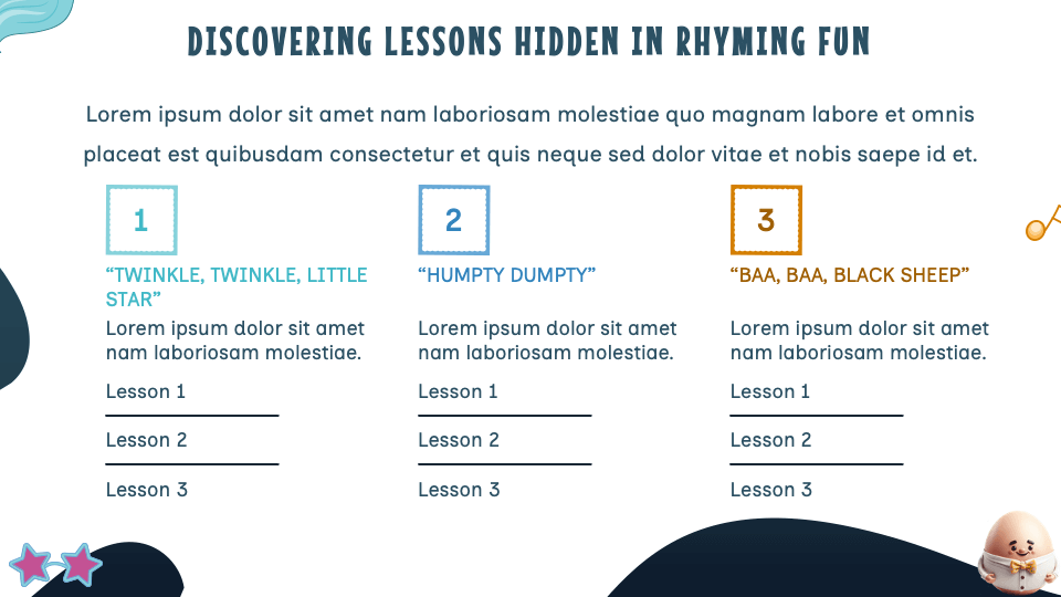 Nursery Rhymes Template for Google Slides and PowerPoint - PPT Slides