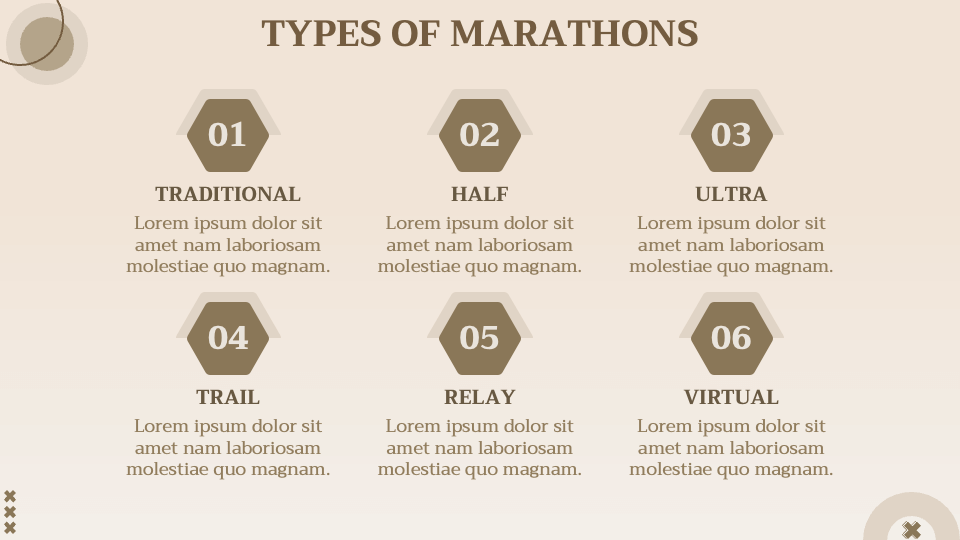 Free Marathon Presentation Theme for Google Slides and PowerPoint