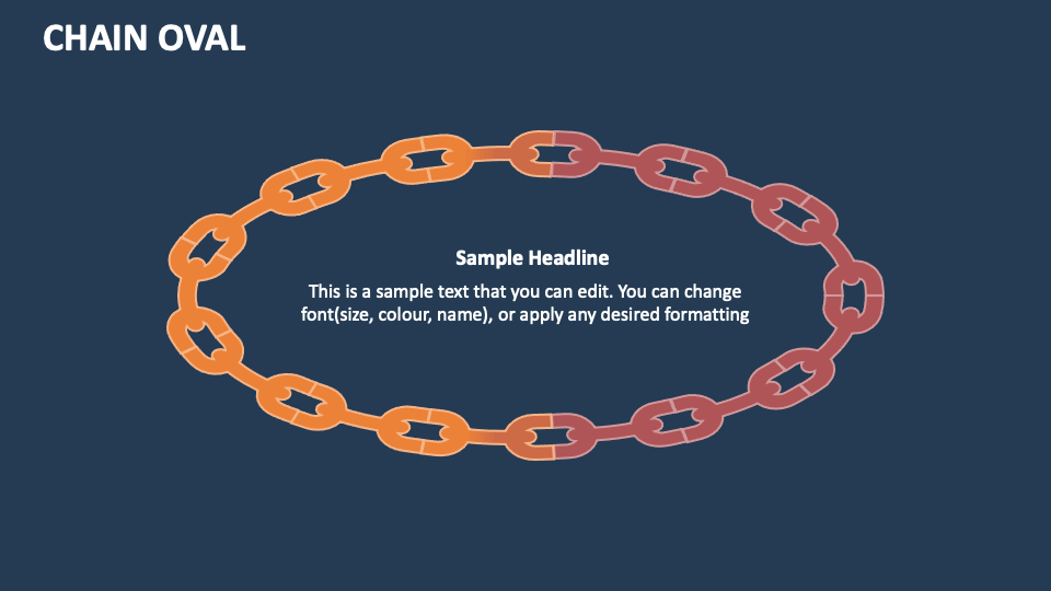Chain Oval PowerPoint and Google Slides Template - PPT Slides