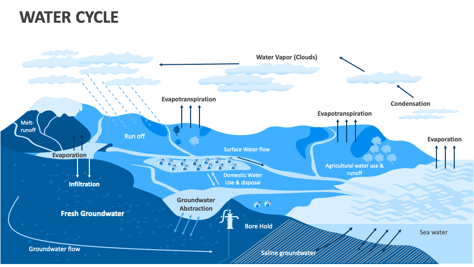 Water Cycle Template for PowerPoint and Google Slides - PPT Slides