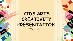 Free Kids Arts Creativity Template for Google Slides and PowerPoint