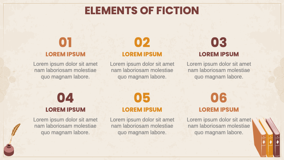 Free English Literature Presentation Theme for Google Slides and PowerPoint