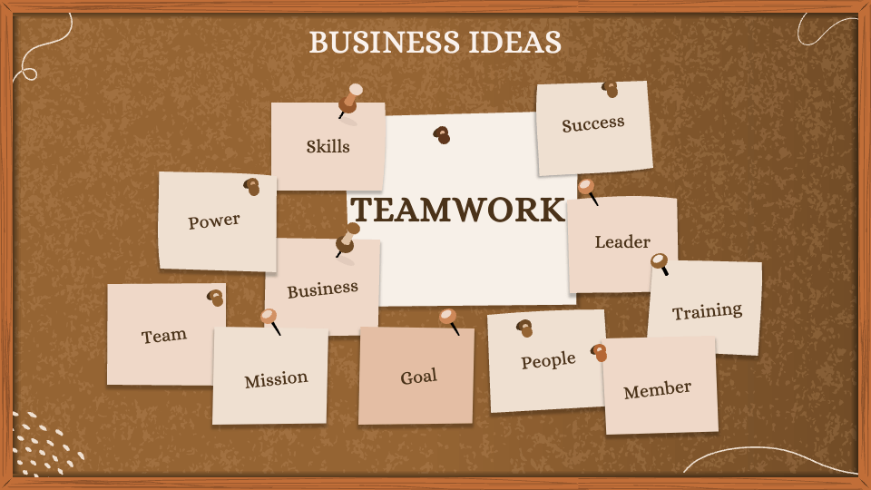 Free Cork Board Theme for Google Slides and PowerPoint