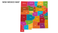 New Mexico Map for Google Slides and PowerPoint - PPT Slides
