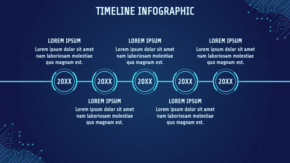 Free Electronic Circuit Presentation Theme for Google Slides and PowerPoint