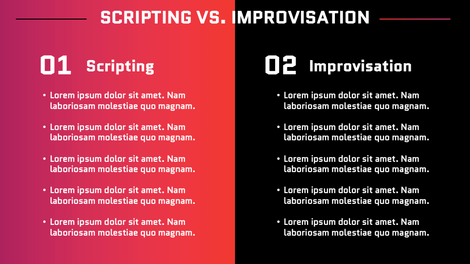 Free Talk Show Presentation Theme for Google Slides and PowerPoint