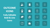 Outcome Icons for Google Slides and PowerPoint