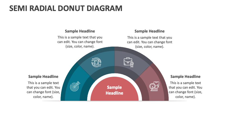 Semi Radial Donut Diagram PowerPoint and Google Slides Template - PPT ...