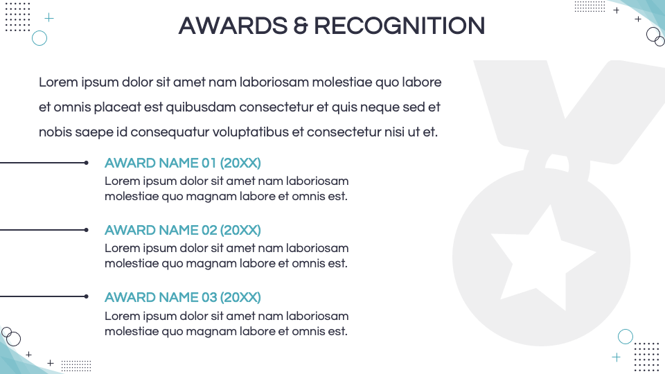 CEO Profile Template for Google Slides and PowerPoint - PPT Slides