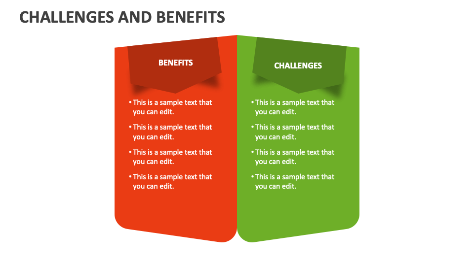Challenges and Benefits PowerPoint and Google Slides Template - PPT Slides