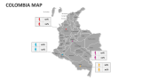 Colombia Map for Google Slides and PowerPoint - PPT Slides