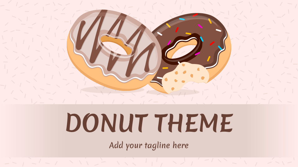 Donut Presentation Theme for PowerPoint and Google Slides - PPT Slides