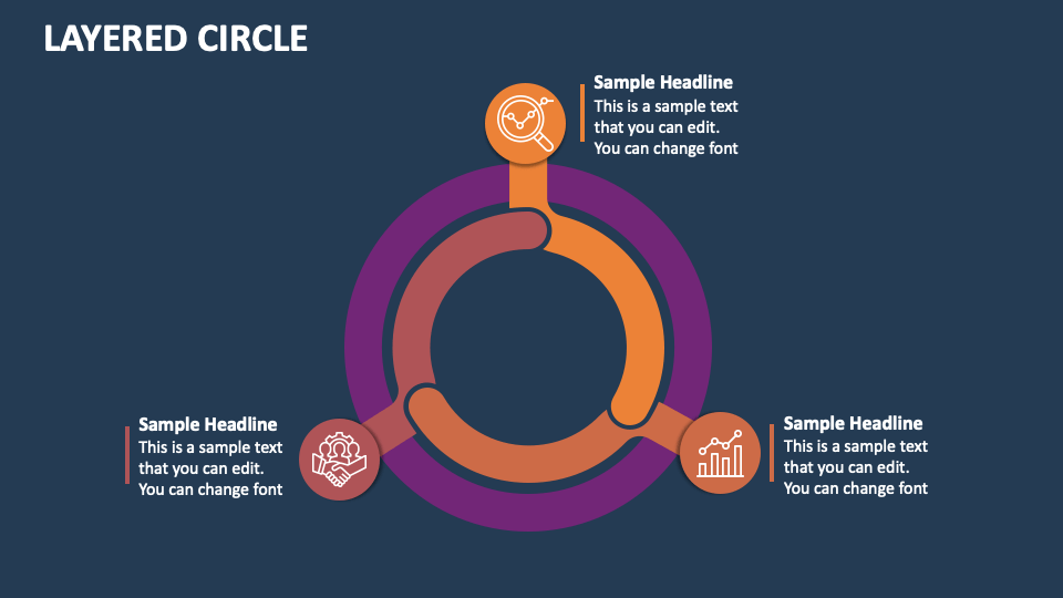 Layered Circle PowerPoint and Google Slides Template - PPT Slides