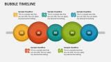 Bubble Timeline PowerPoint and Google Slides Template - PPT Slides
