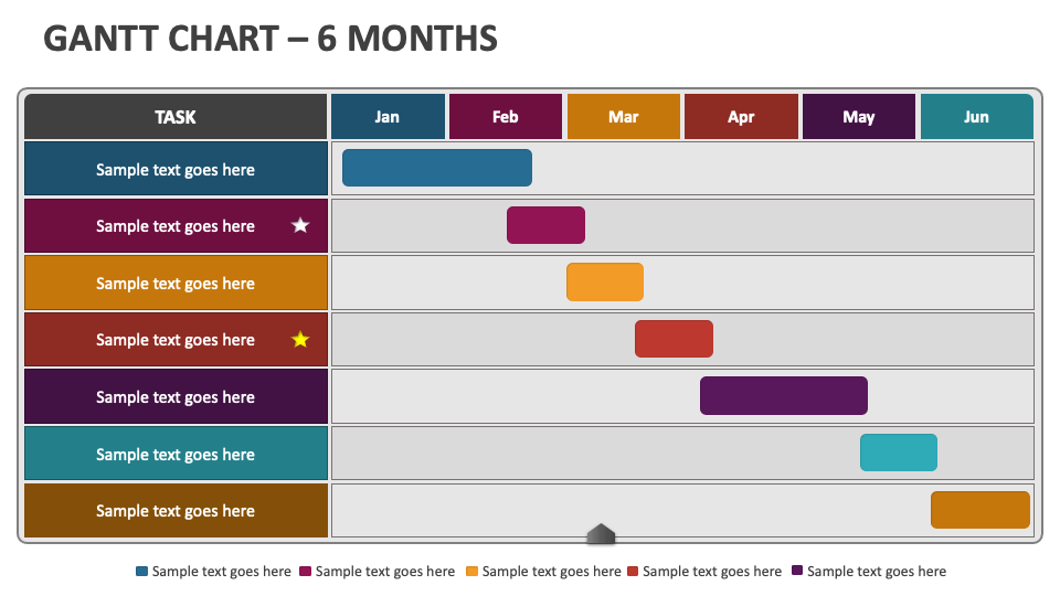 Gantt Chart Template for PowerPoint and Google Slides - PPT Slides
