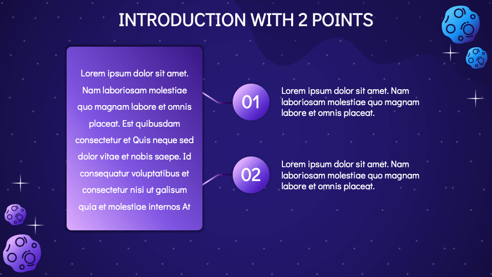 Free Galaxy Presentation Theme for Google Slides and PowerPoint