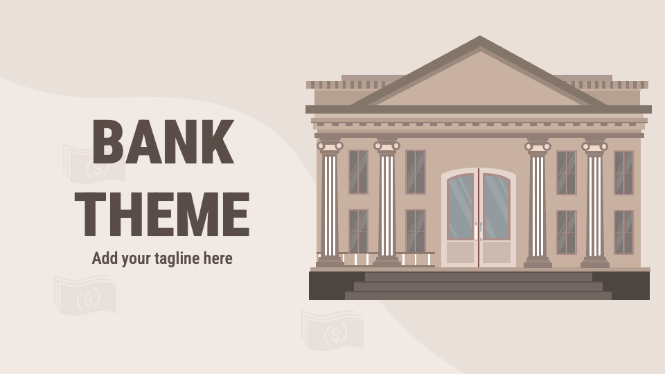 Free Bank Theme for PowerPoint and Google Slides - PPT Slides